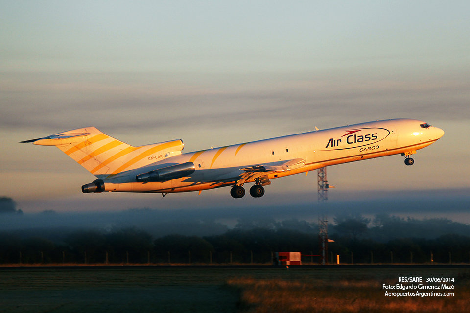[Spotting] Boeing 727 CX-CAR de Air Class en Resistencia – Aviacionline