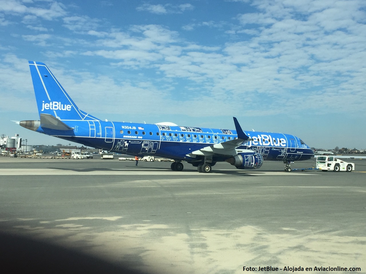 JetBlue presentó a «Blueprint», nuevo livery especial aplicado a un ...