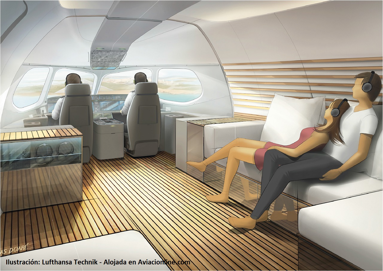 Lufthansa Technik presentó un concepto VIP para el A220 que integra el ... Lufthansa Technik presentó un concepto VIP para el A220 que integra el ...