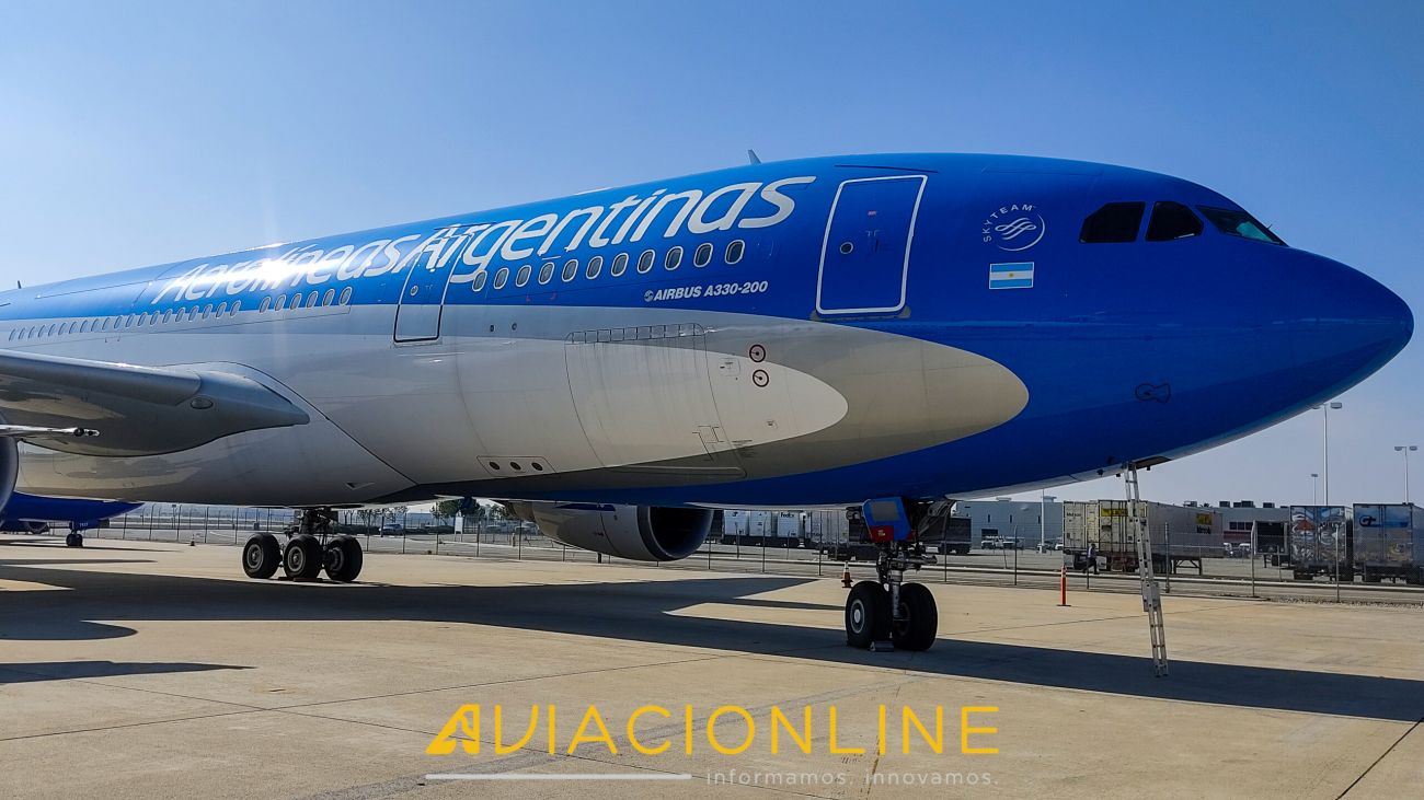El nuevo Airbus A330 de Aerolíneas Argentinas inició operaciones (LV ...