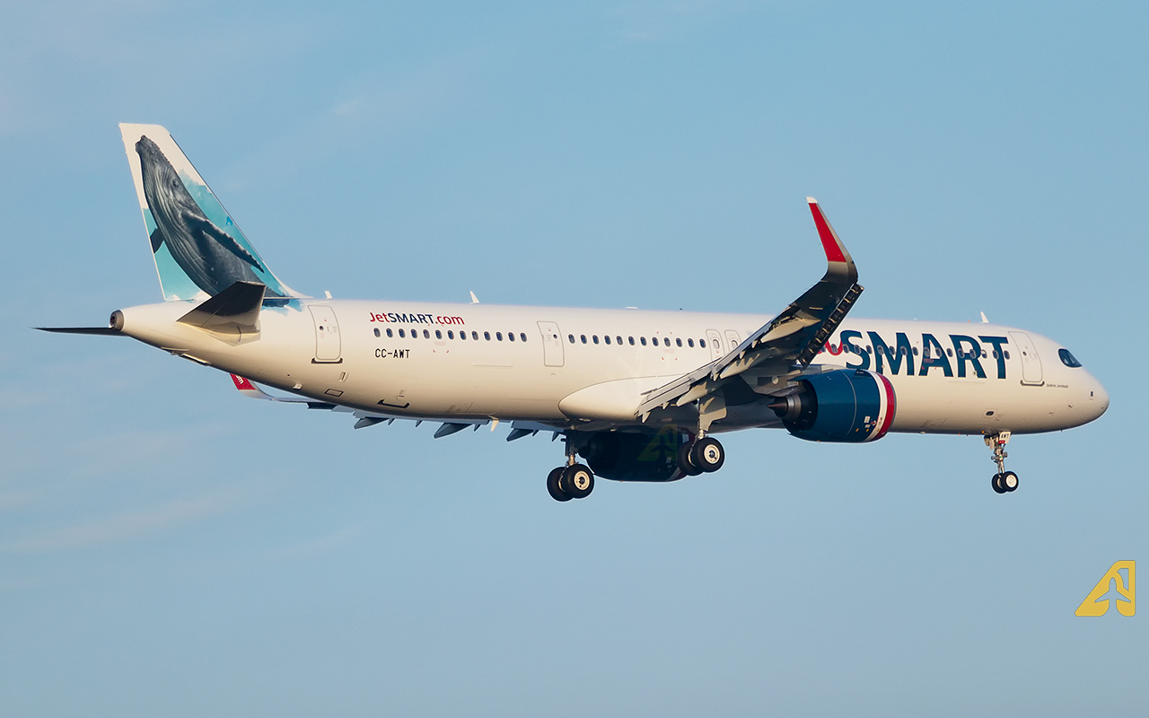 JetSMART’s first Airbus A321neo arrives in Santiago de Chile – Aviacionline