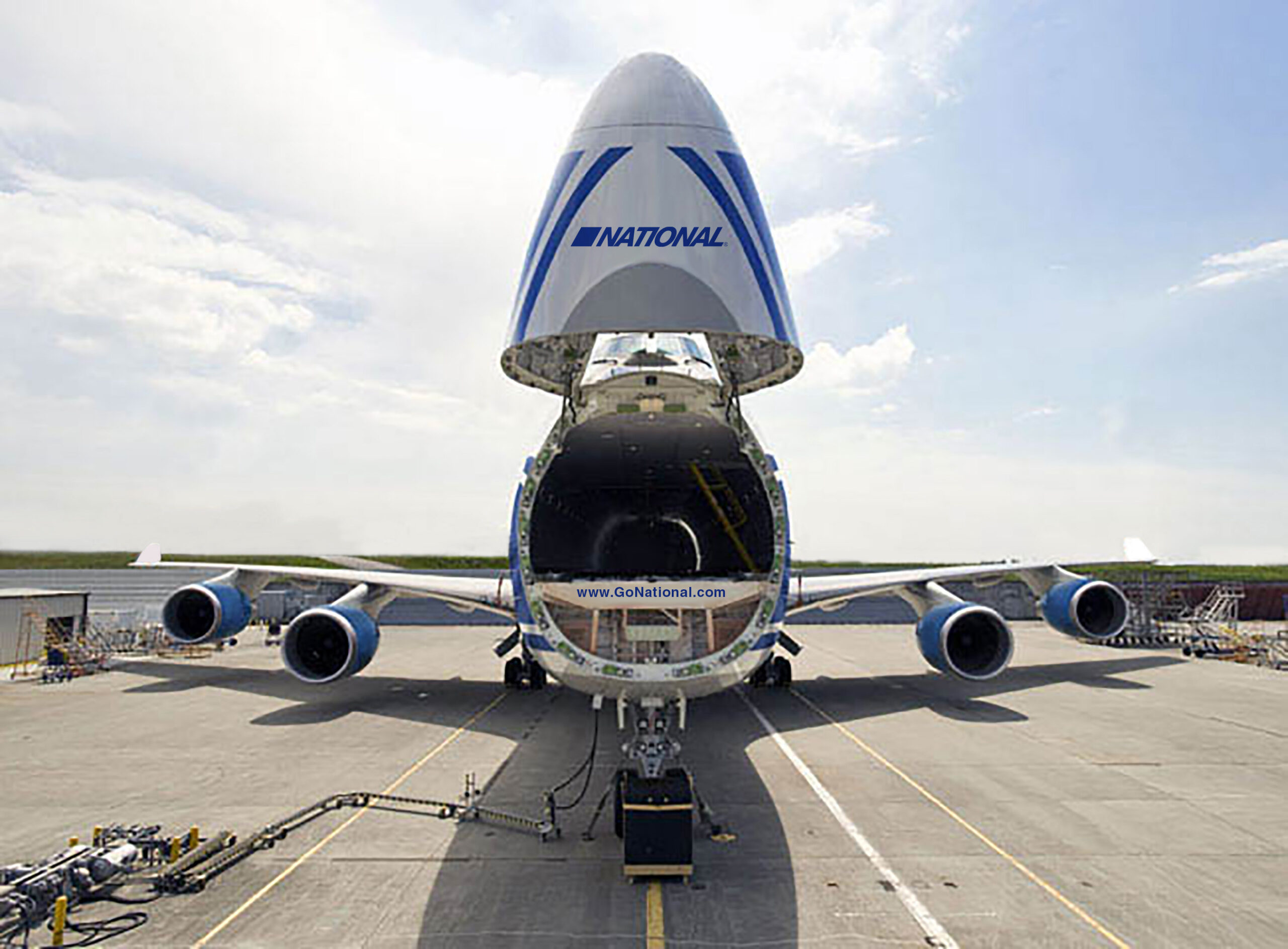 National Airlines added a Boeing 747 that operated for a Russian cargo ...