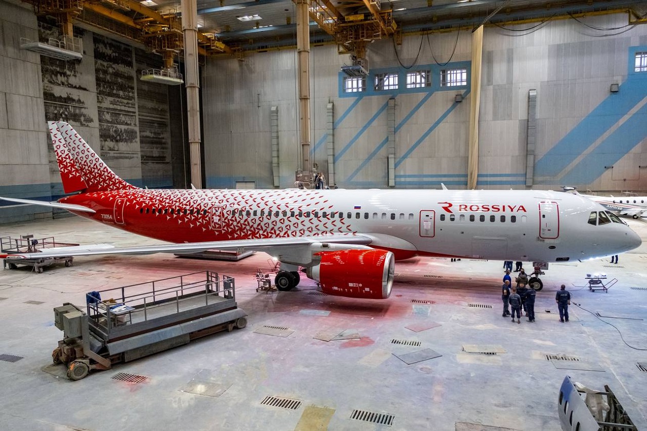 Russia: Rossiya unveils first Irkut MC-21 to sport an airline livery ...