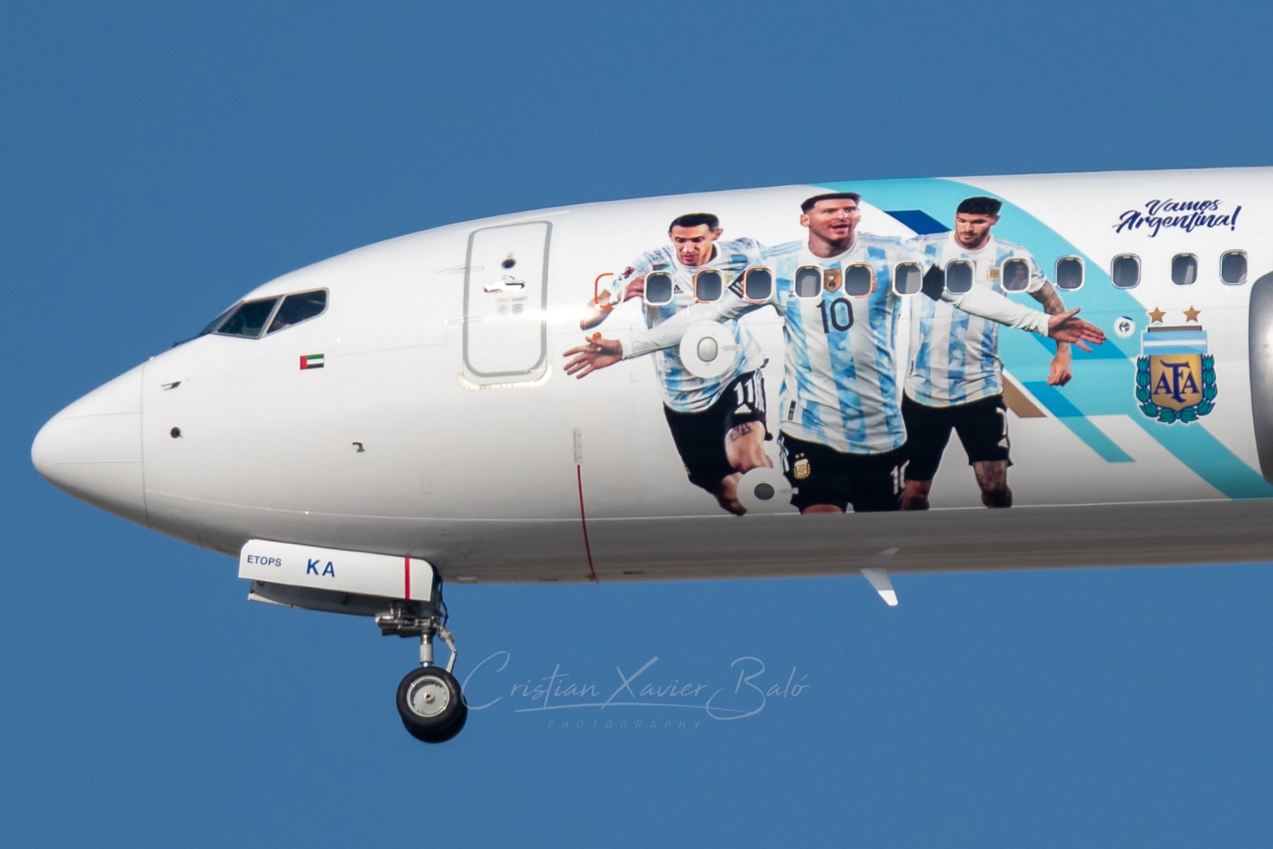Flydubai reveals a special livery with Argentina’s National Soccer Team ...
