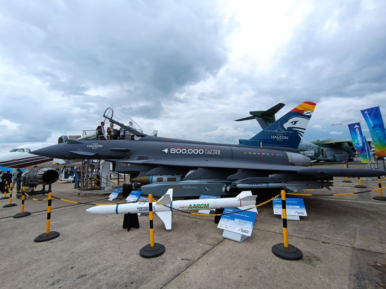Paris Air Show: this is what the Eurofighter proposed to Spain for the Halcon II program looks ...