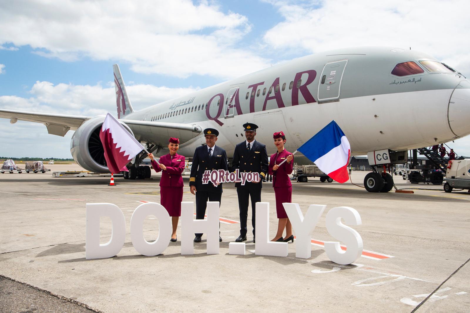 Qatar Airways inaugurates flights to Lyon, France – Aviacionline