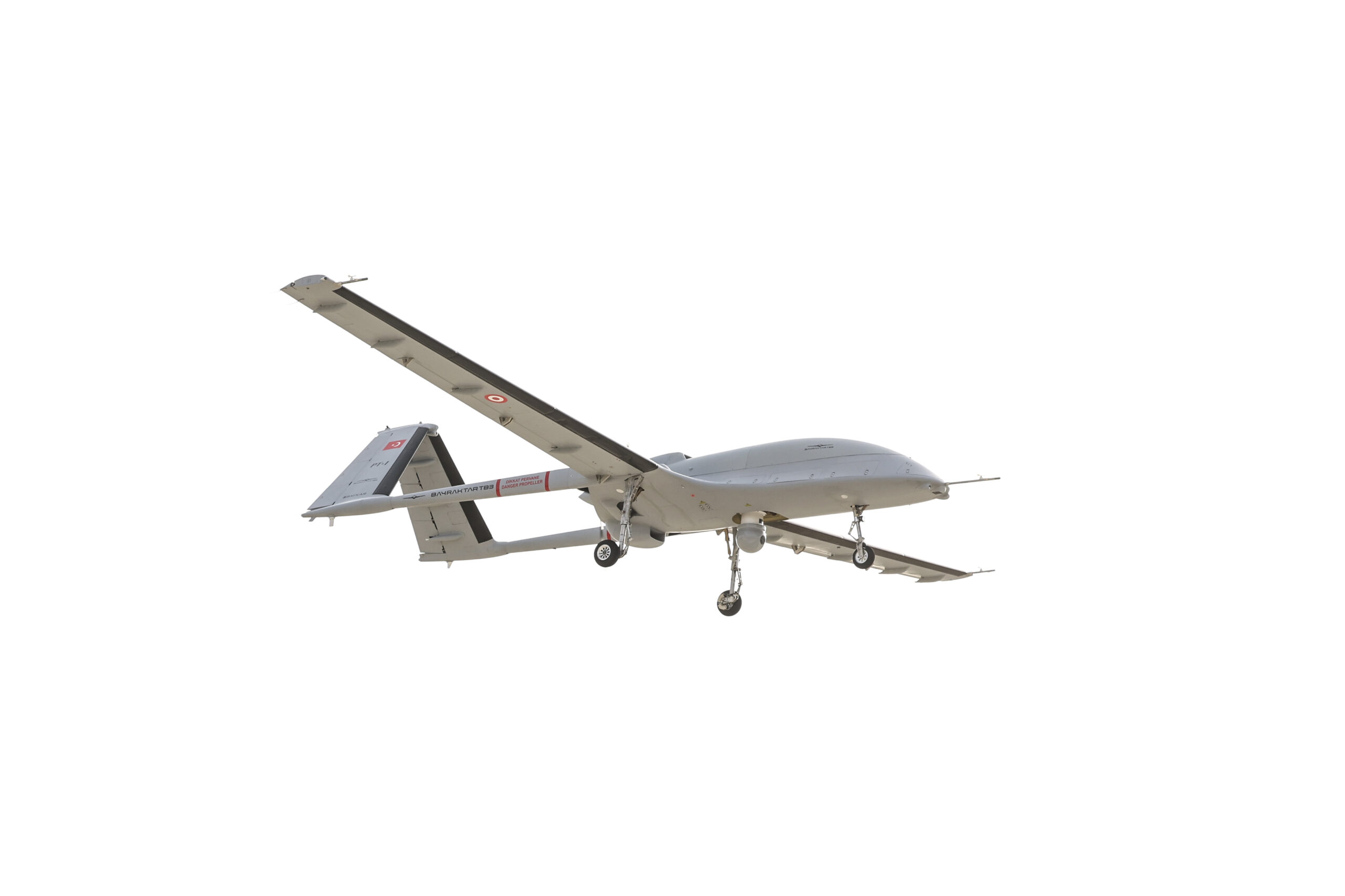 First flight of Bayraktar TB3, the Turkish drone designed to operate ...