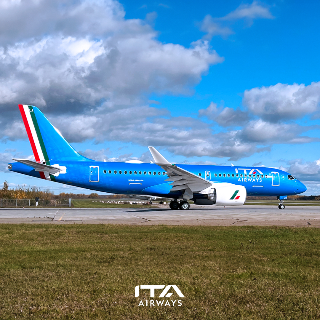 ITA Airways takes delivery of its first A220-100 and prepares for the arrival of the first ...