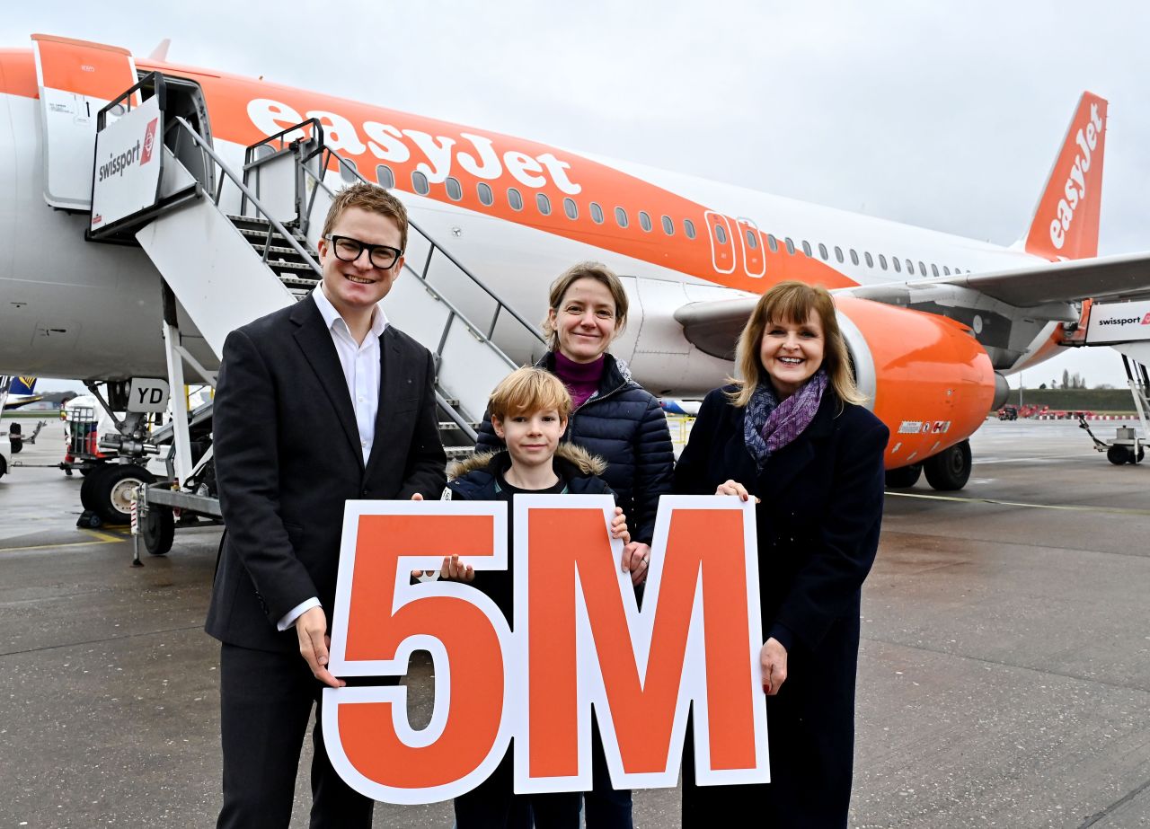 easyJet celebrates flying five million passengers at Birmingham airport ...