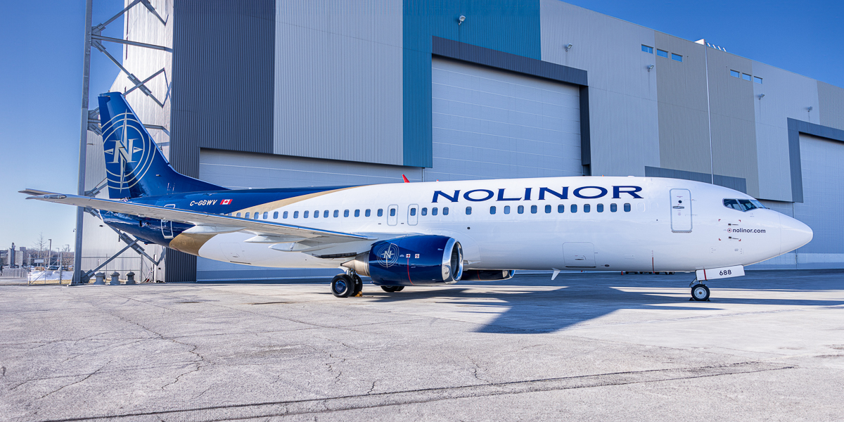Classic: Nolinor took delivery of its first Boeing 737-400 with the ...
