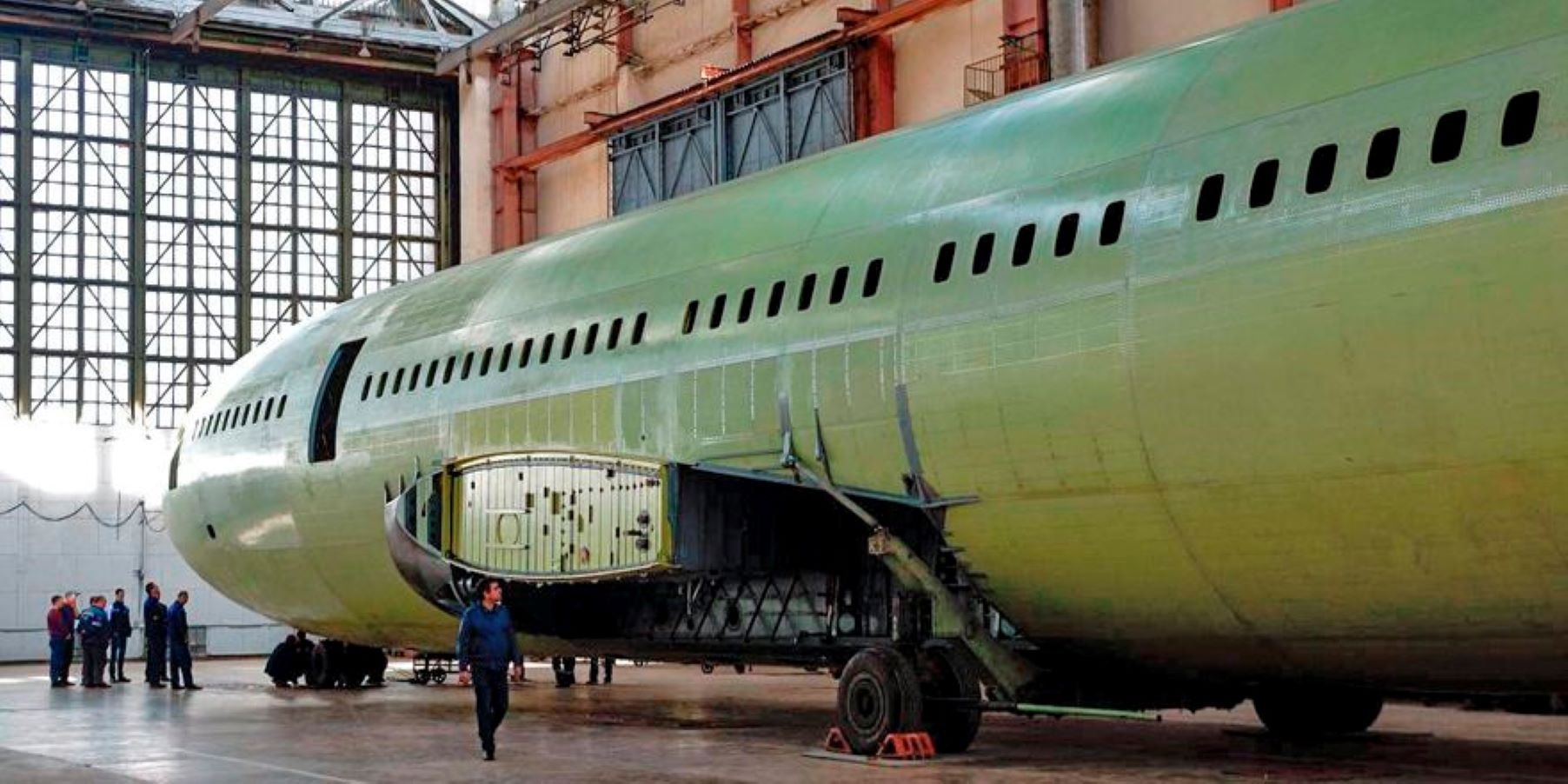 First of 2024: Ilyushin completes assembly of a new fuselage for the IL ...