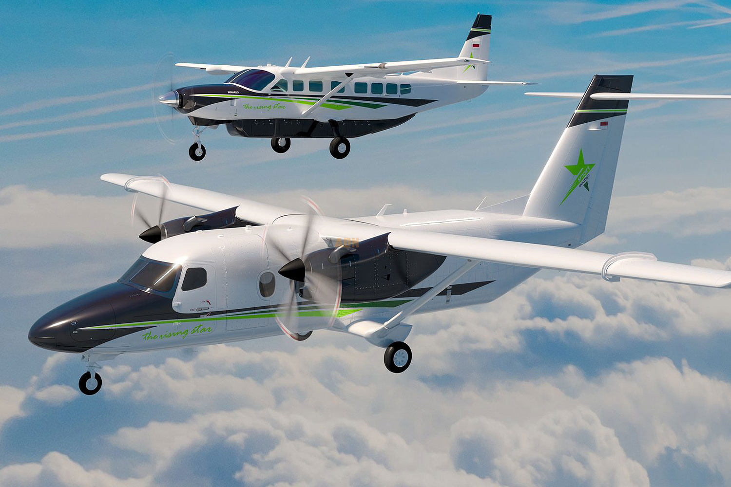 El bi-turbohélice Cessna SkyCourier llega a Indonesia con PT Smart ...