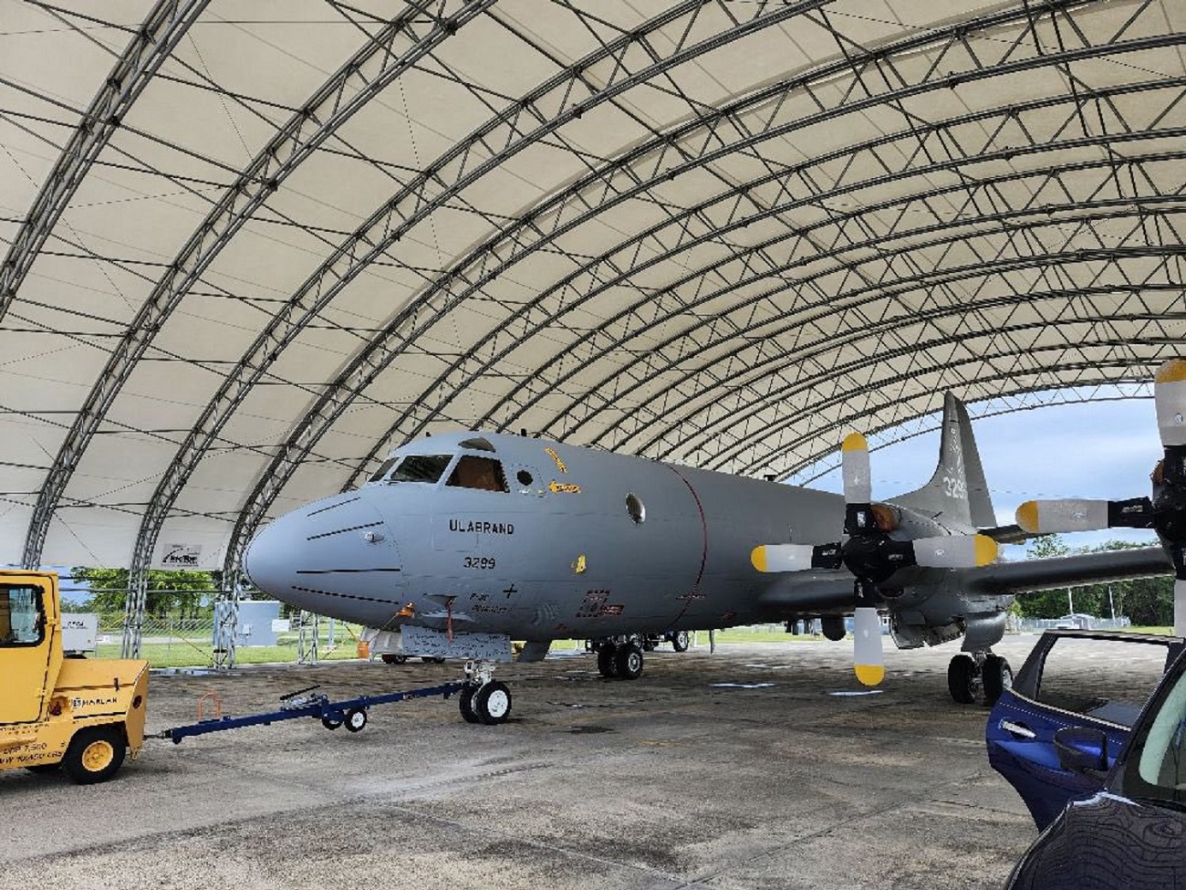 El primer P-3C Orión para Argentina se encuentra en etapa final de preparación para su llegada ...