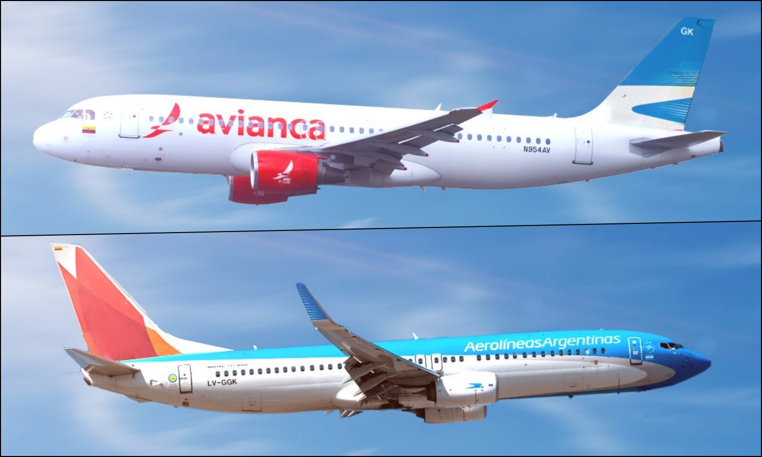 Avianca and Aerolíneas Argentinas Swap Liveries to Celebrate Copa ...