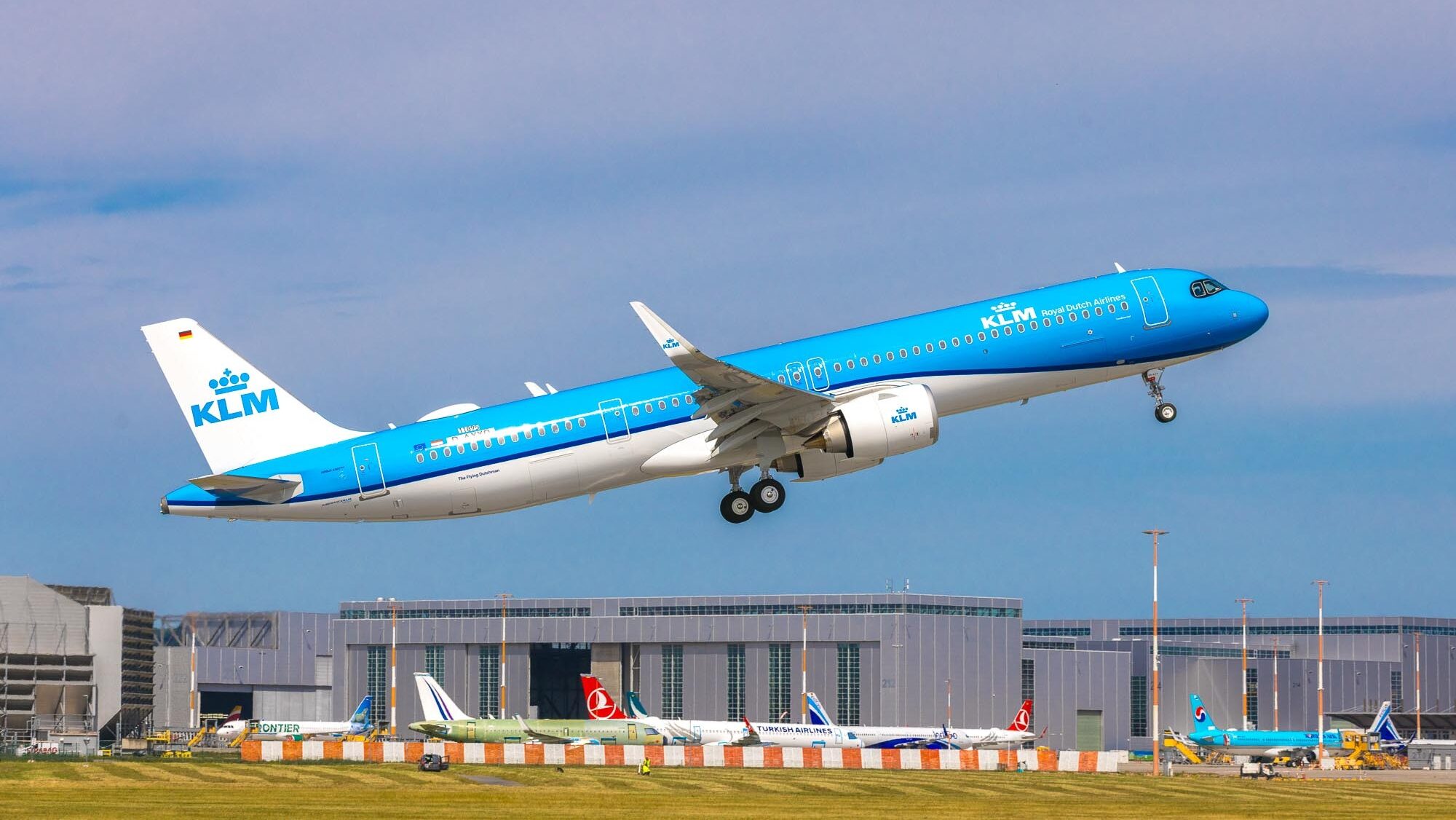 Cada vez más cerca: el primer Airbus A321neo de KLM realizó su primer vuelo de pruebas ...