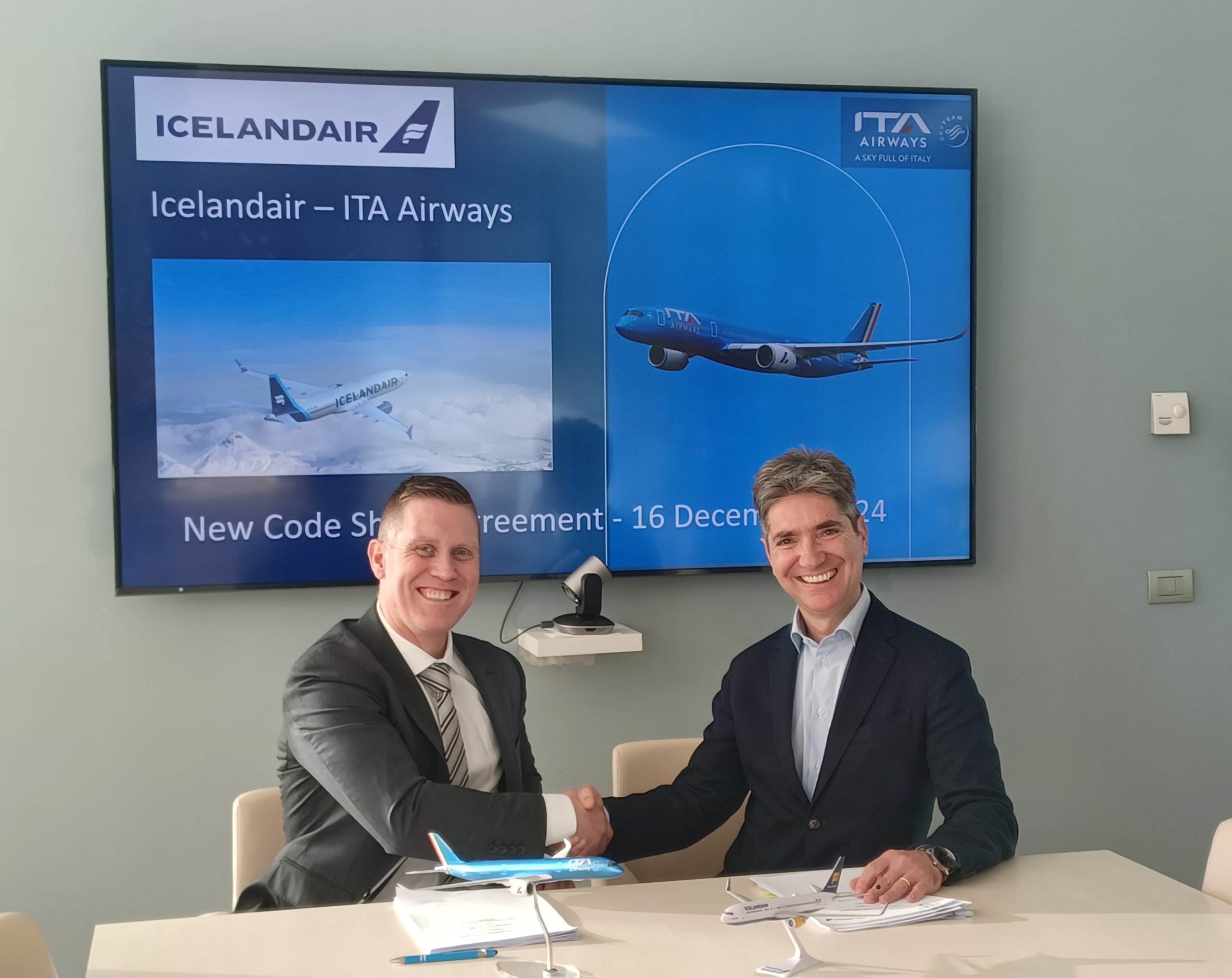 ITA Airways e Icelandair firman acuerdo de código compartido – Aviacionline