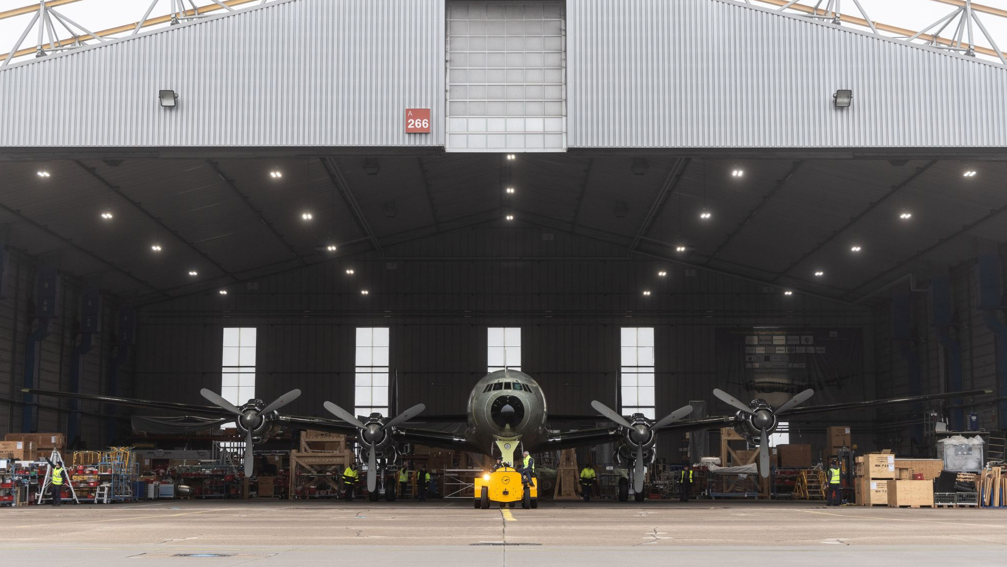 Lufthansa Technik Restores Lockheed L-1649A Super Star for 100th ...