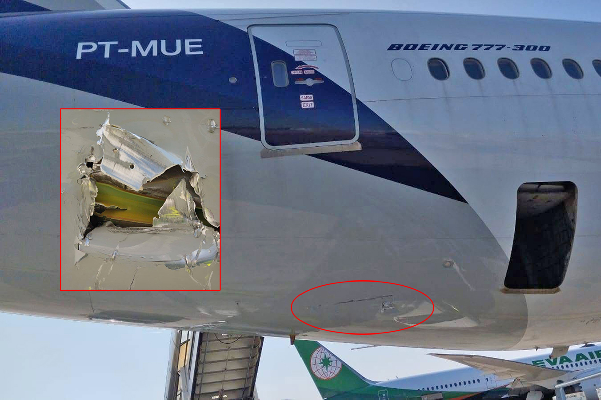LATAM Boeing 777 Severely Damaged After Collision with Catering Truck ...