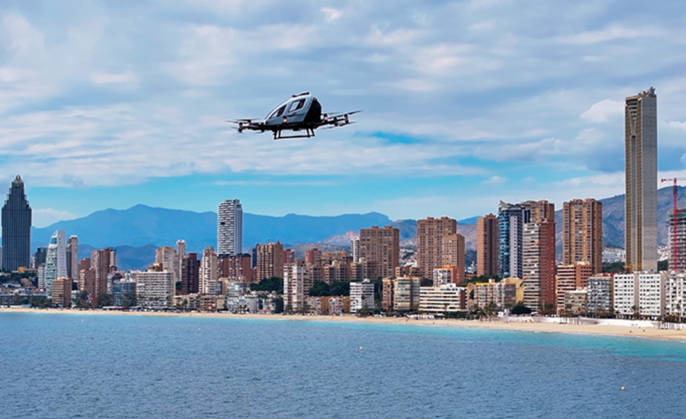 EHang Achieves a Milestone with First Unmanned Urban eVTOL Flight in ...