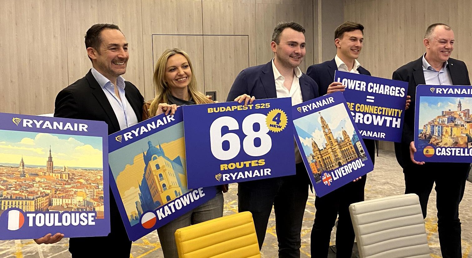 Ryanair Announces Summer 2025 Schedule for Budapest with 68 Routes and ...