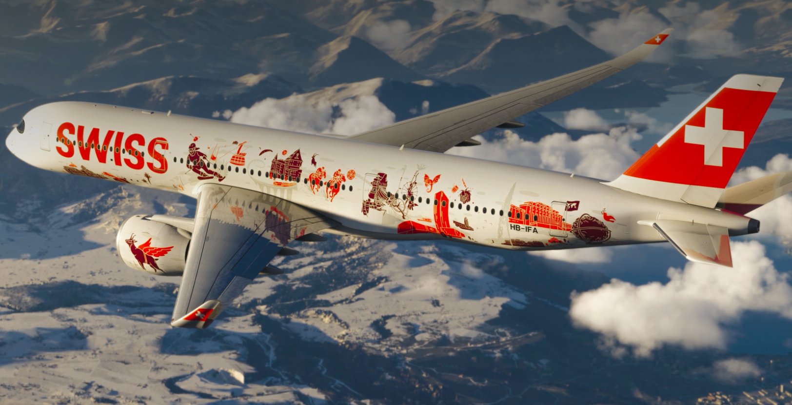 SWISS Unveils Special Livery for Airbus A350-900 Celebrating Swiss Culture – Aviacionline