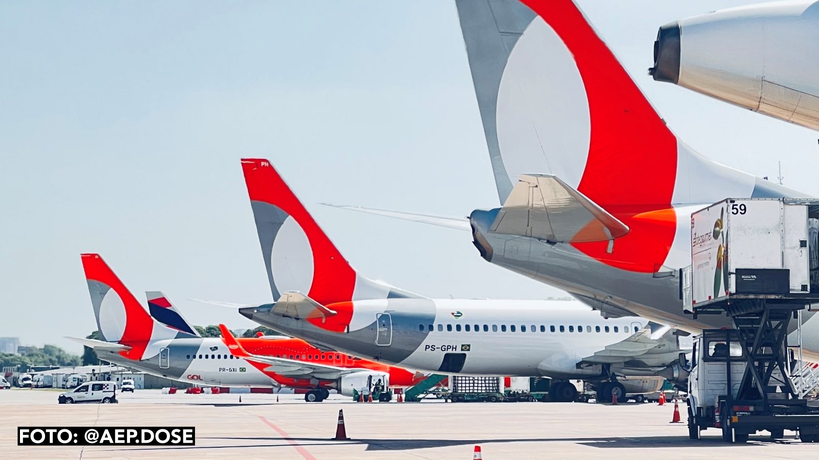 Comenzó la "invasión" de GOL Linhas Aéreas en el Aeroparque Jorge Newbery de Buenos Aires ...