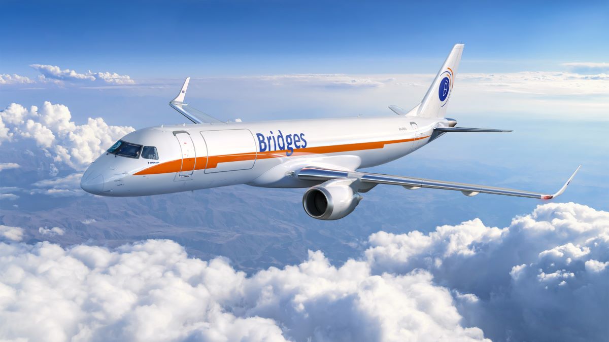 Bridges Air Cargo Becomes Launch Customer for Embraer E190F E-Freighter ...