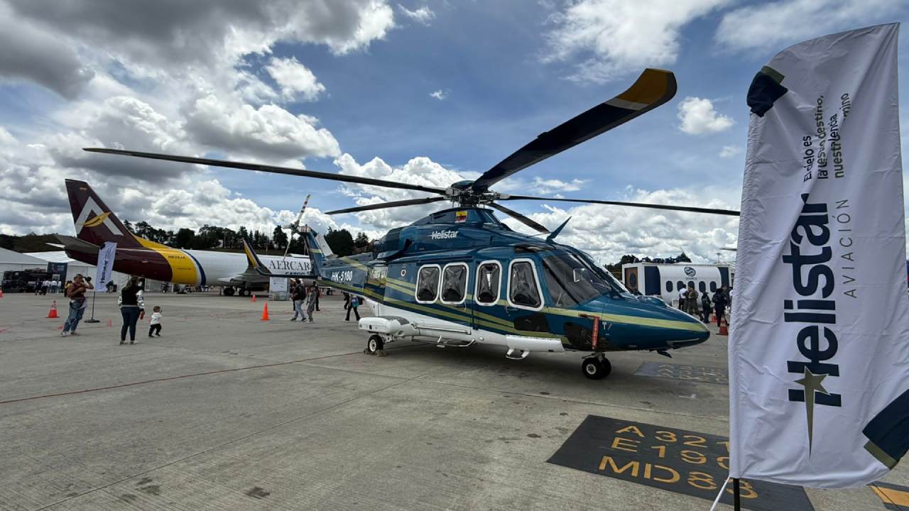 Helistar presentó en la F-AIR Colombia dos aeronaves clave para ...