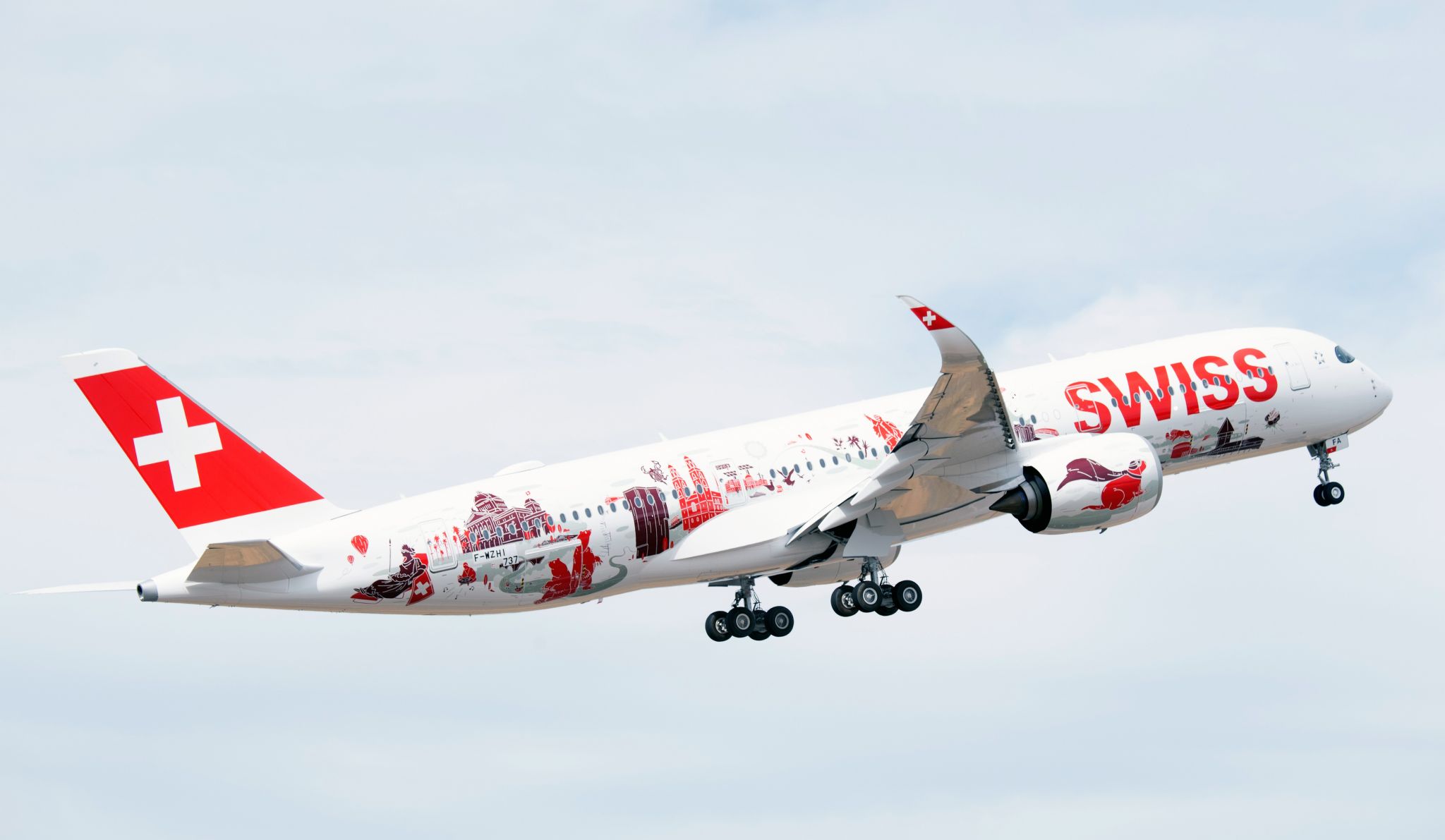 El primer A350 de SWISS realizó su vuelo inaugural – Aviacionline